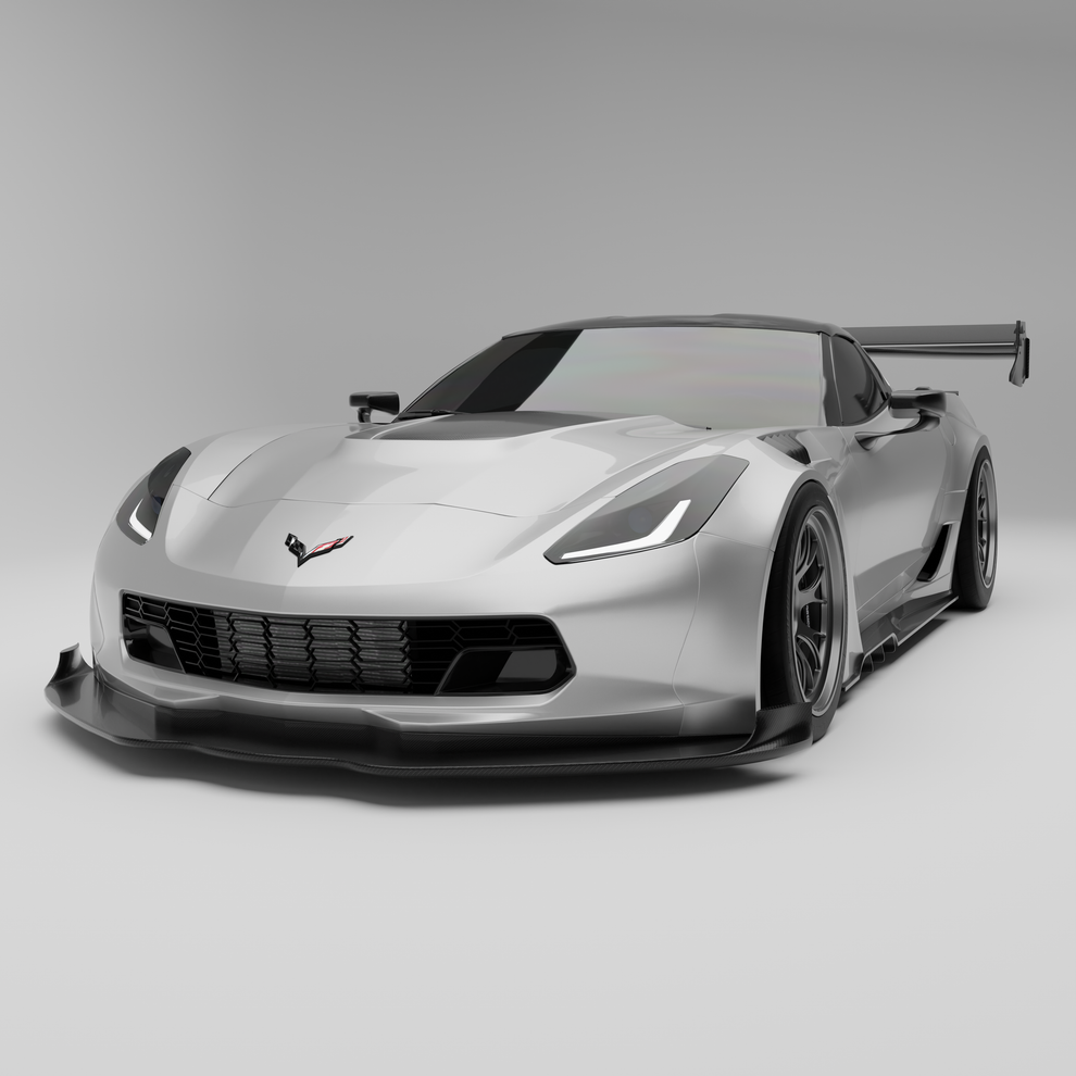 C7 Corvette Front Splitter – AeroFlex Performance